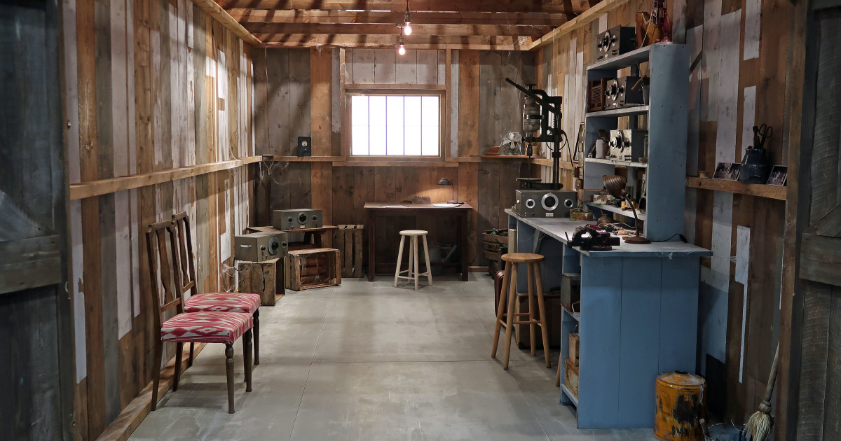 Zum Jubiläum zeigt HP die Garage von Bill Hewlett und David Packard ...