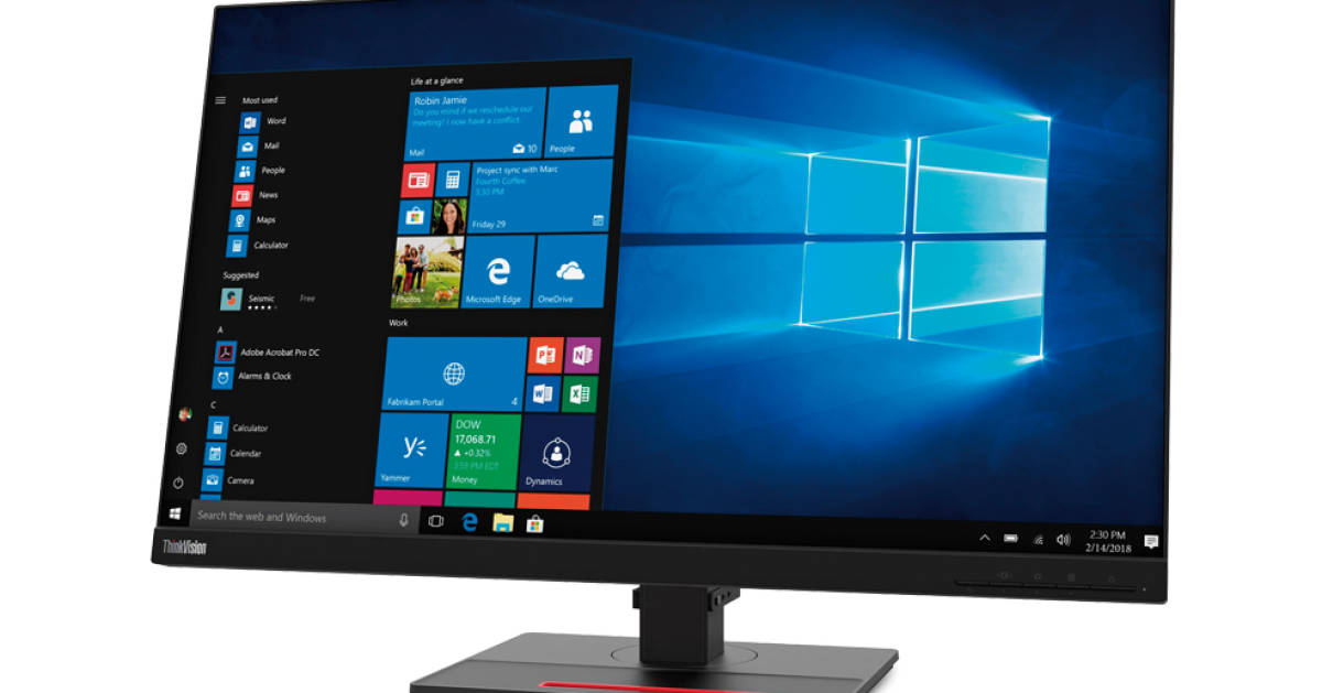 Business-Monitor Lenovo ThinkVision T27h-20 im Test - computerworld.ch