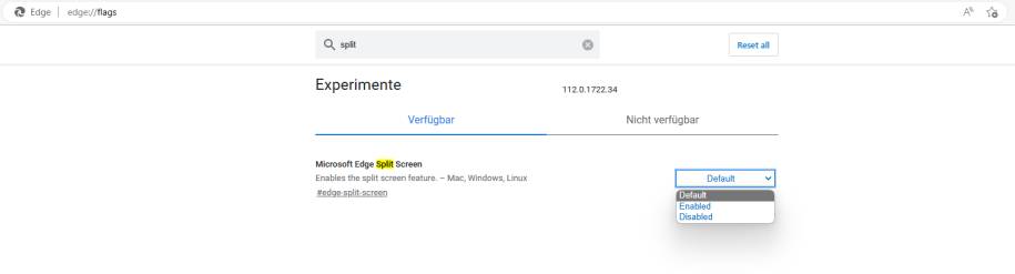Edge hat jetzt ein Split-Screen-Feature - computerworld.ch