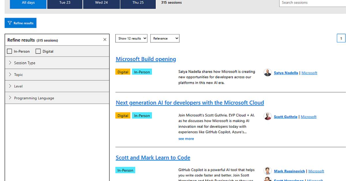 Die Microsoft Build 2023 läuft vom 23. bis 25. Mai - computerworld.ch
