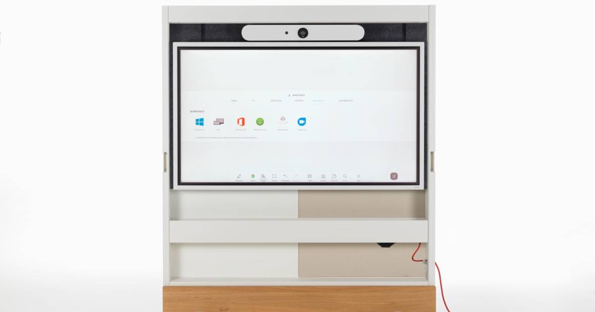 Samsung stellt Dancing Wall «Mobile Collaboration» von Vitra vor ...