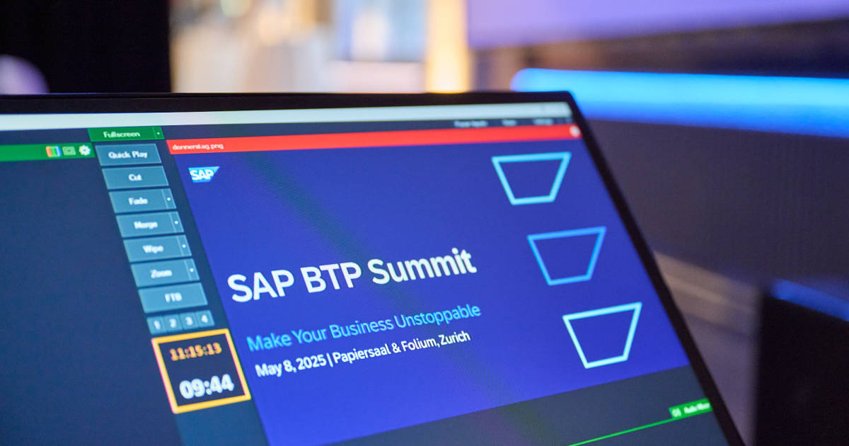 SAP BTP Summit 2025: All you need is... inspiration - computerworld.ch