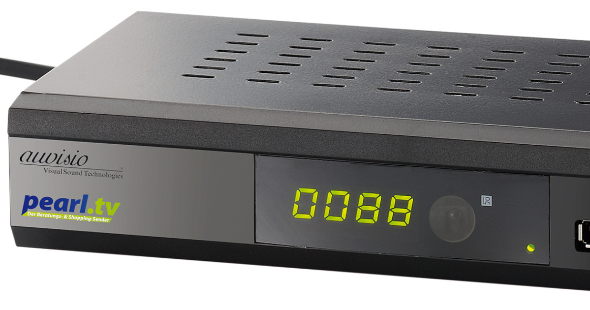 auvisio Digitaler pearl.tv DVB-C2-Kabelreceiver DCR-100.fhd, Full-HD ...