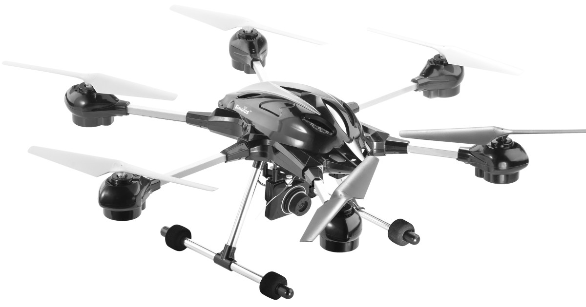 Simulus Hexacopter GH-60.clv mit Kamera, Fernbedienung, Live-View ...