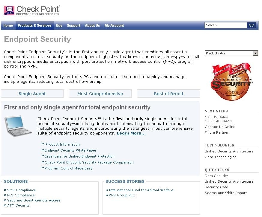 Check Point Endpoint Security R70 - computerworld.ch