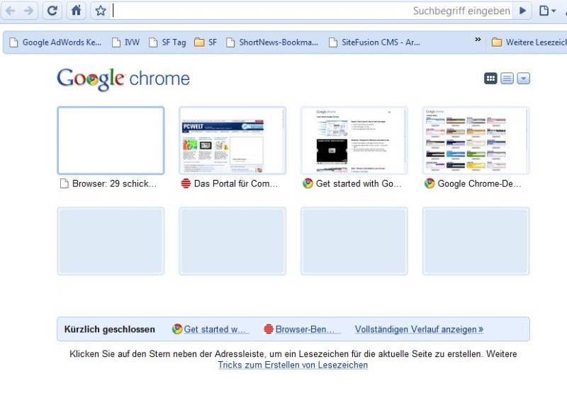 Google Chrome 3 im Test - computerworld.ch