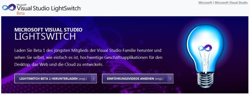 Microsoft lanciert Beta von Visual Studio LightSwitch - computerworld.ch