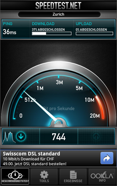 Speedtest.net Mobile für Android - computerworld.ch