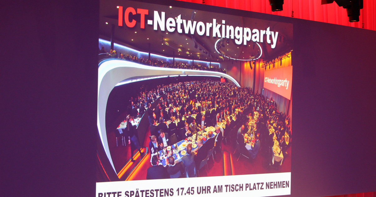 Impressionen vom Networking Event der Schweizer ICT-Branche ...